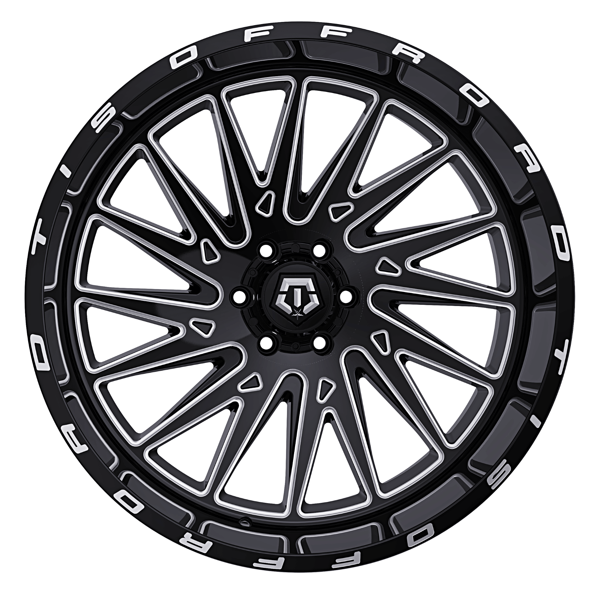 TIS 547BM - 20x9 8X6.50 +18 Gloss Black w/milled Accents - Best Wheels ...